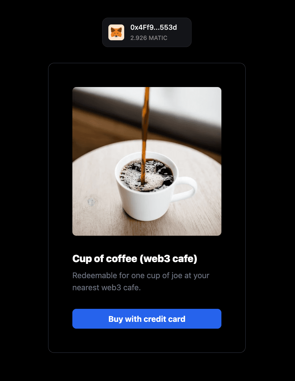 NFT Checkout | thirdweb Engine