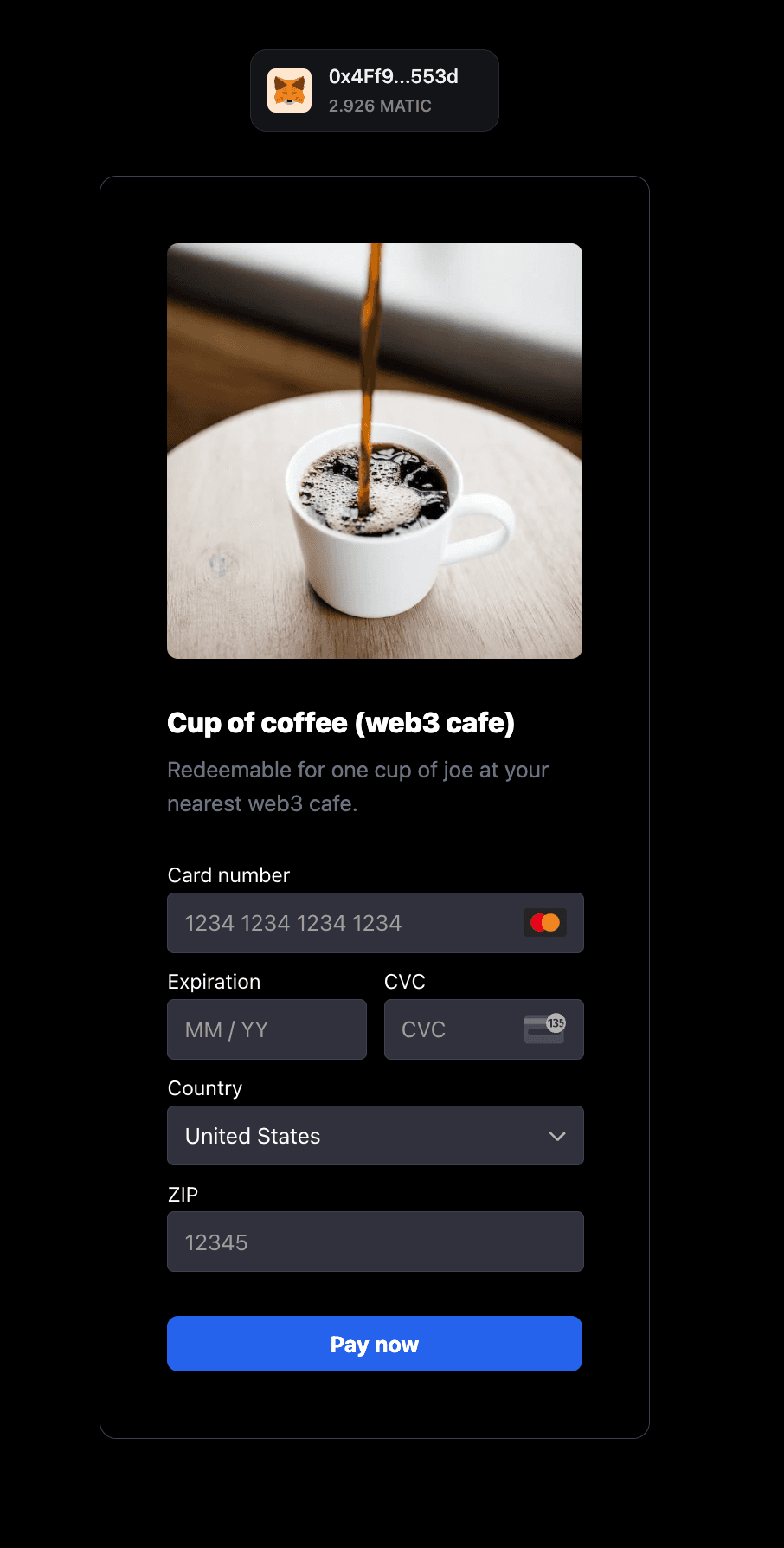 NFT Checkout | thirdweb Engine