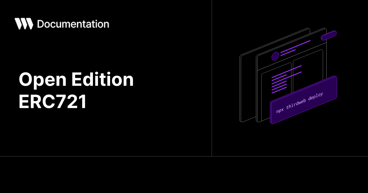 Open Edition ERC721 | thirdweb