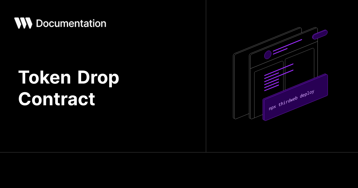 Token Drop Contract | thirdweb