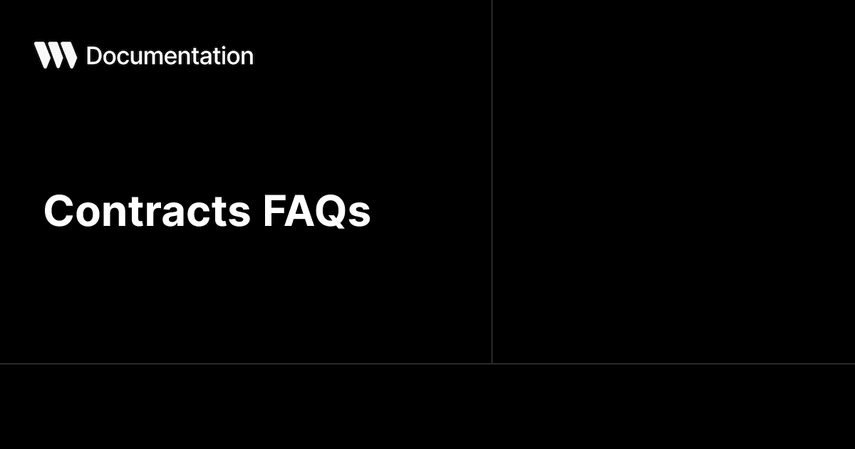 Contracts FAQs | thirdweb Documentation