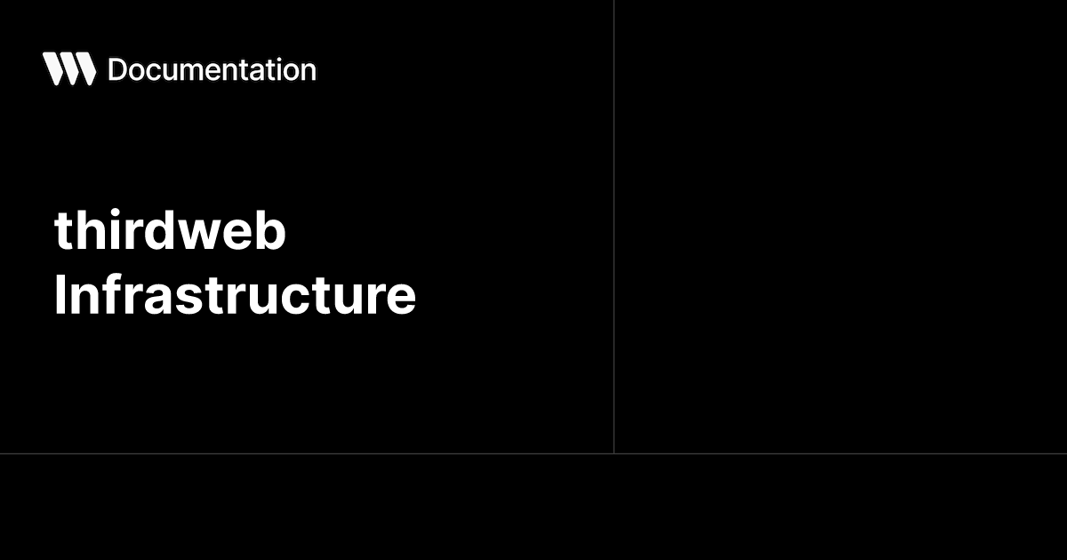 Thirdweb Infrastructure 0155