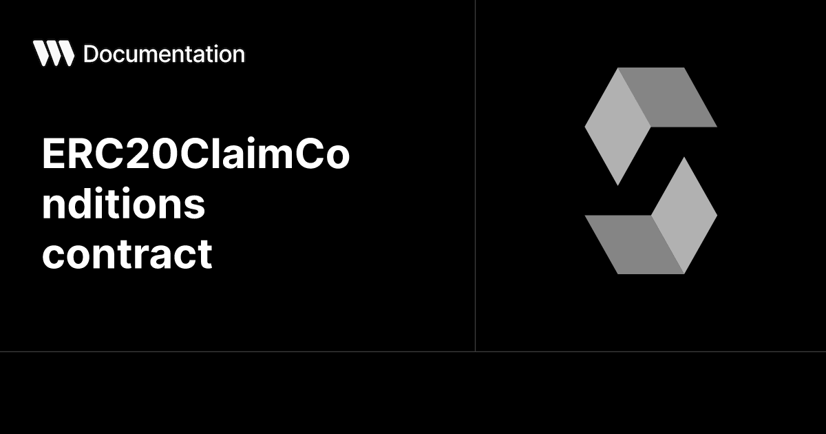ERC20ClaimConditions | thirdweb contract