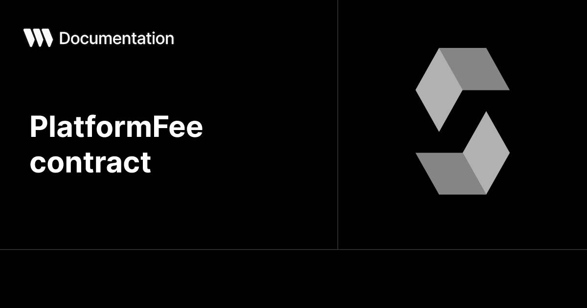 PlatformFee | thirdweb contract