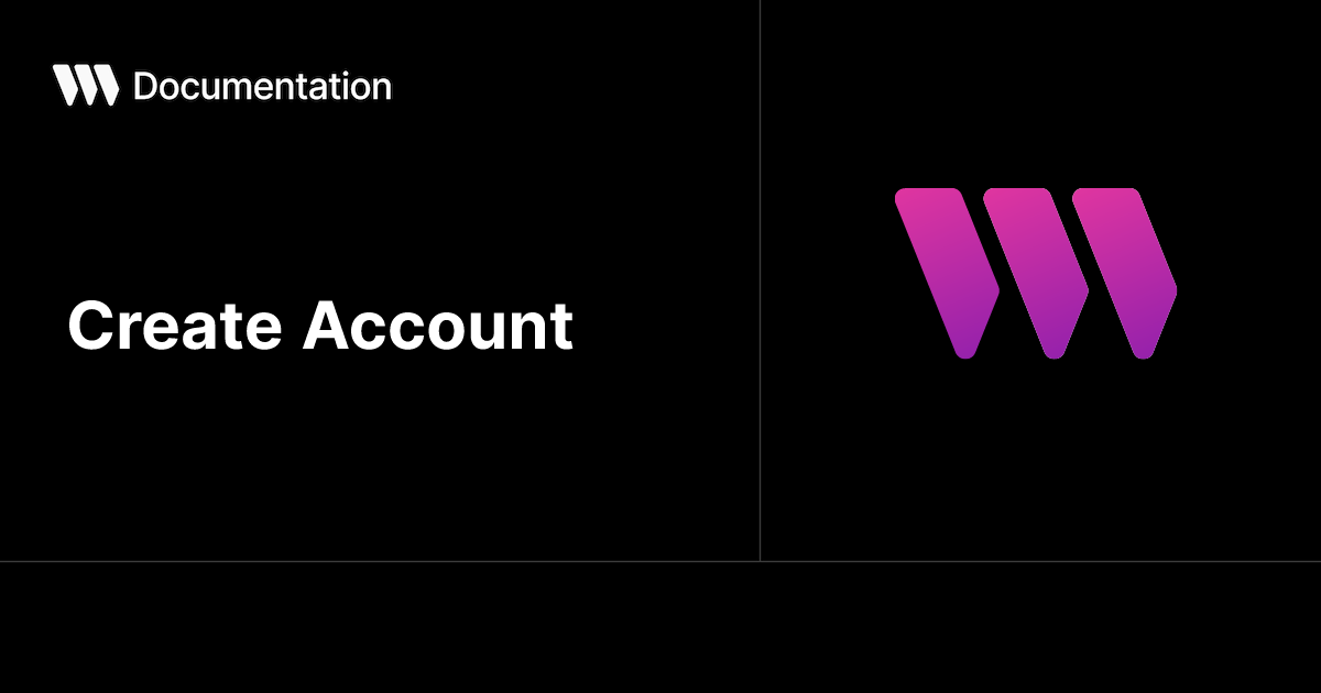thirdweb - Create Account