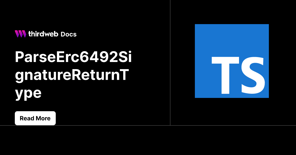 Parseerc6492signaturereturntype Typescript Sdk