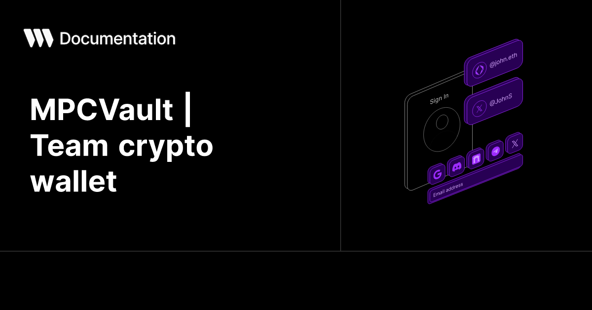 MPCVault | Team crypto wallet