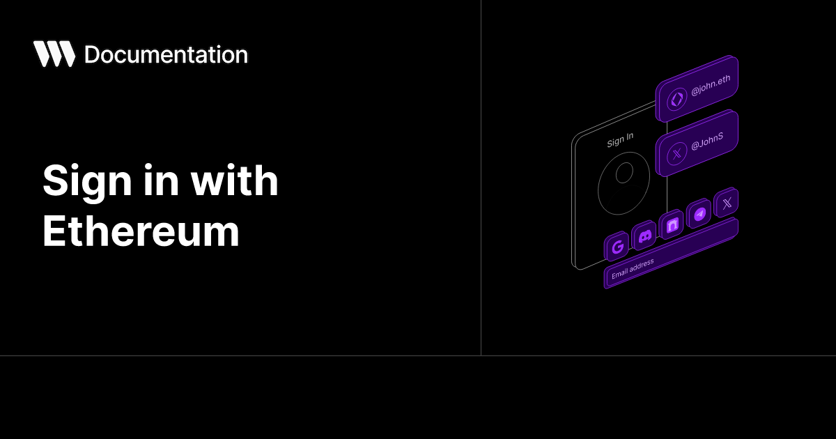 Sign in with Ethereum | thirdweb Documentation