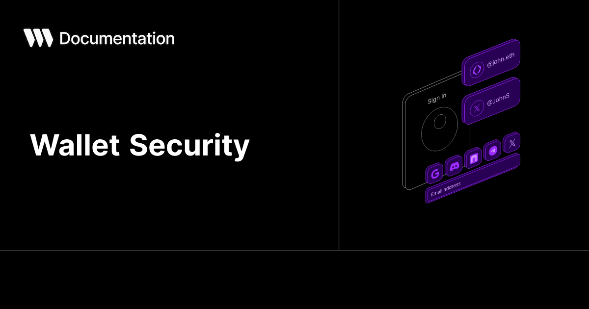 Wallet Security & Architecture | thirdweb Documentation